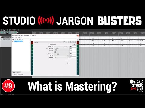 Mastering Explained (What is a Master in Music?) - Studio Jargon Busters #9