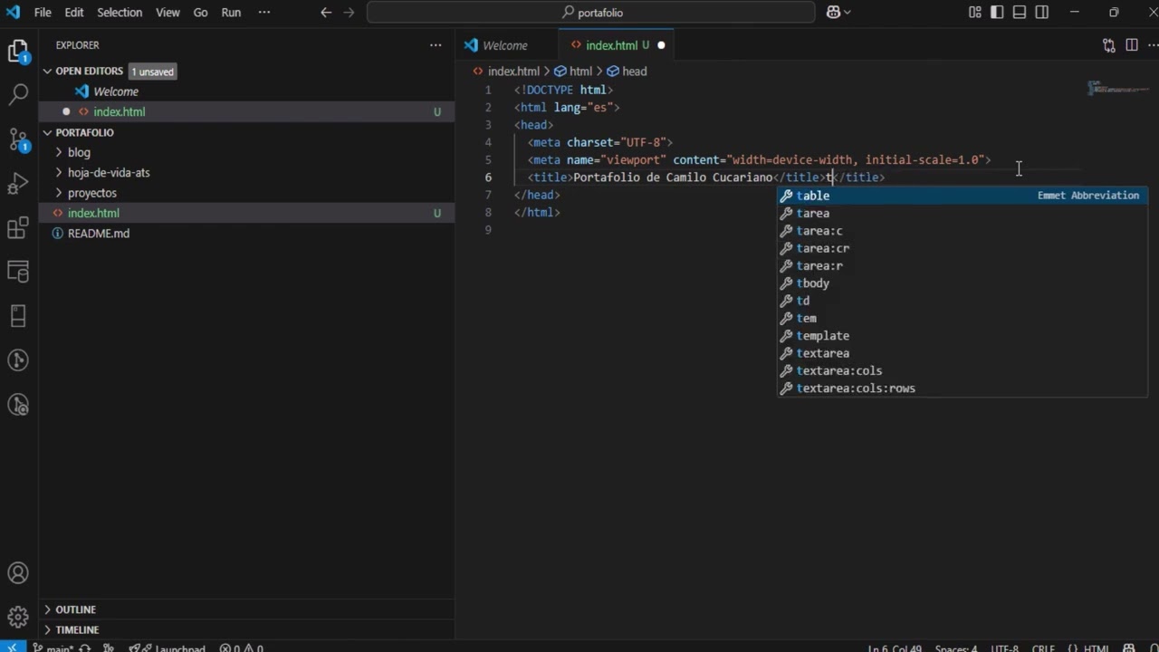 Crea tu Portafolio Web Profesional con GitHub Pages | Paso a Paso con HTML, CSS y VS Code
