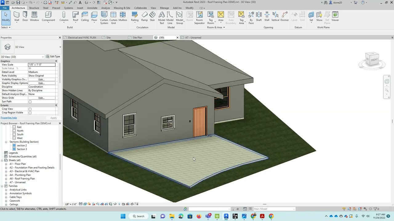 Revit - Site Plan (Finalize Construction Document)