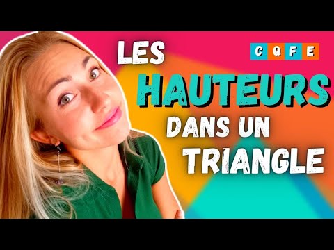 Je te montre comment tracer les HAUTEURS dans un TRIANGLE - Géométrie - 5ème