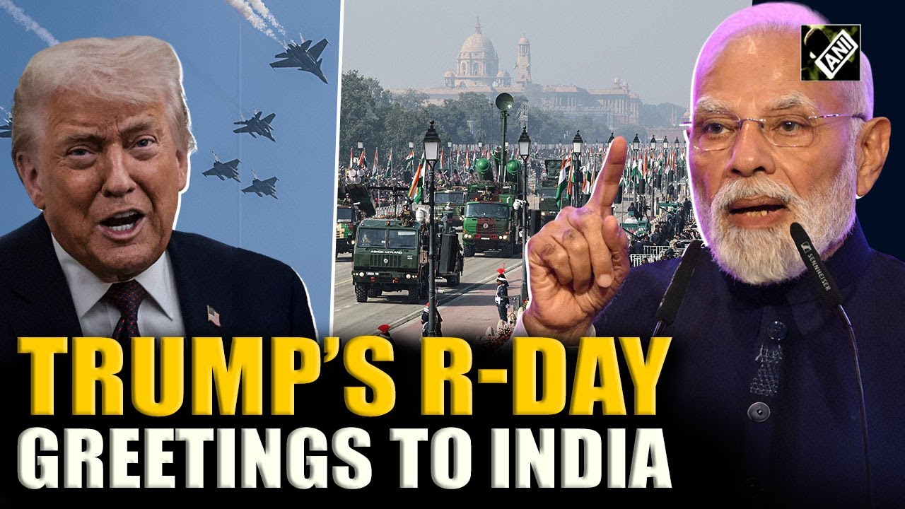 US President Donald Trump congratulates India on 77th Republic Day