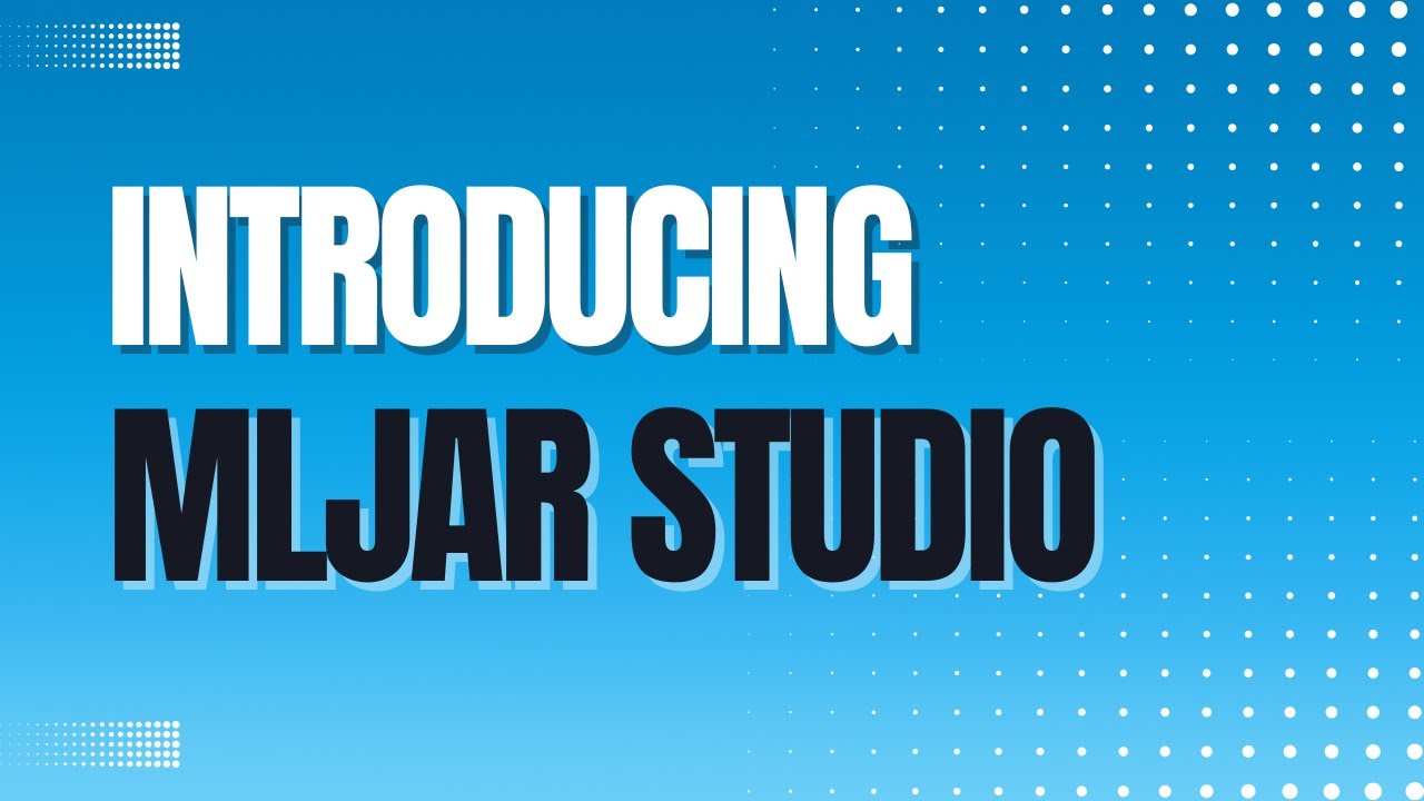 MLJAR Studio - free desktop app for data science and machine learning