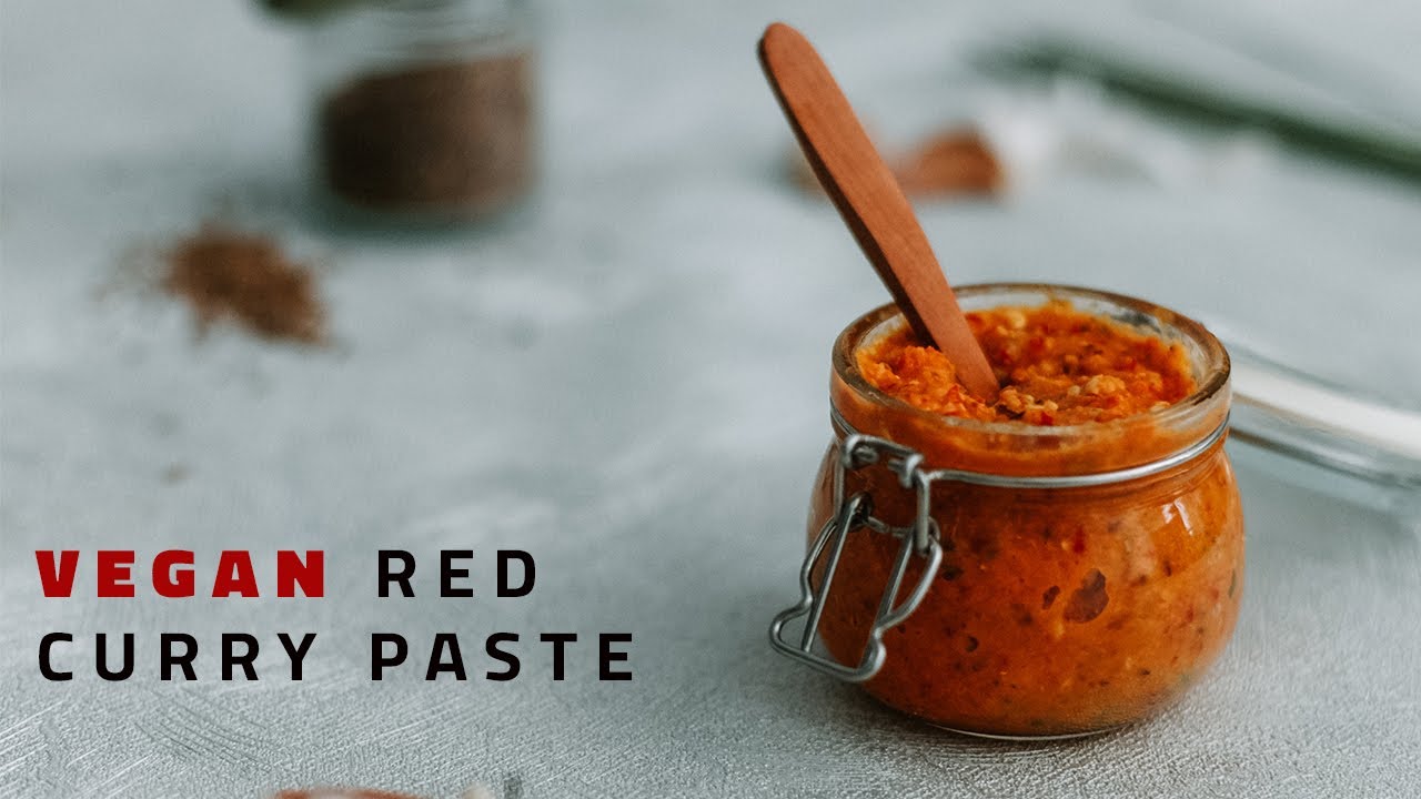 Vegan Thai Red Curry Paste | Red Curry Paste [ASMR]