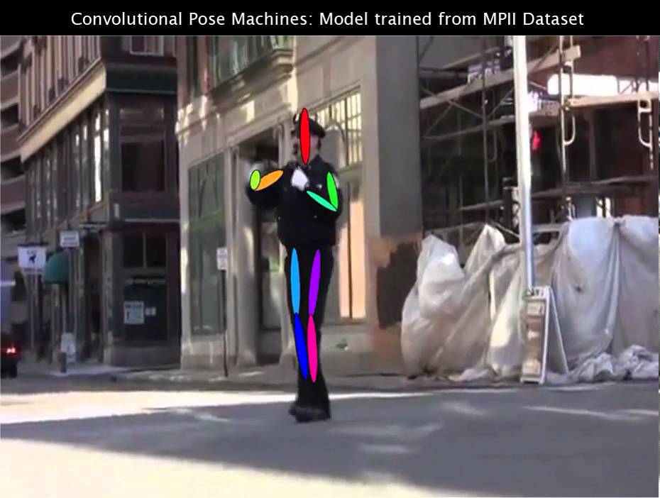 Convolutional Pose Machines: dancing cop