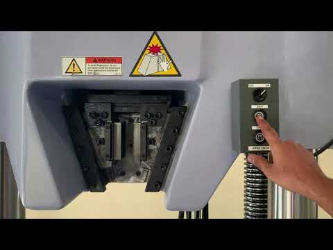 Hydraulic Grip Operation - Shimadzu UHF 1000KN Static Hydraulic Universal Test Systems