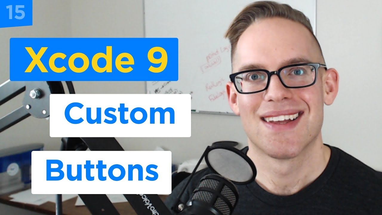 iPhone Apps 101 - How to Create a Custom iPhone Button in Xcode 9 Storyboard (15/29)