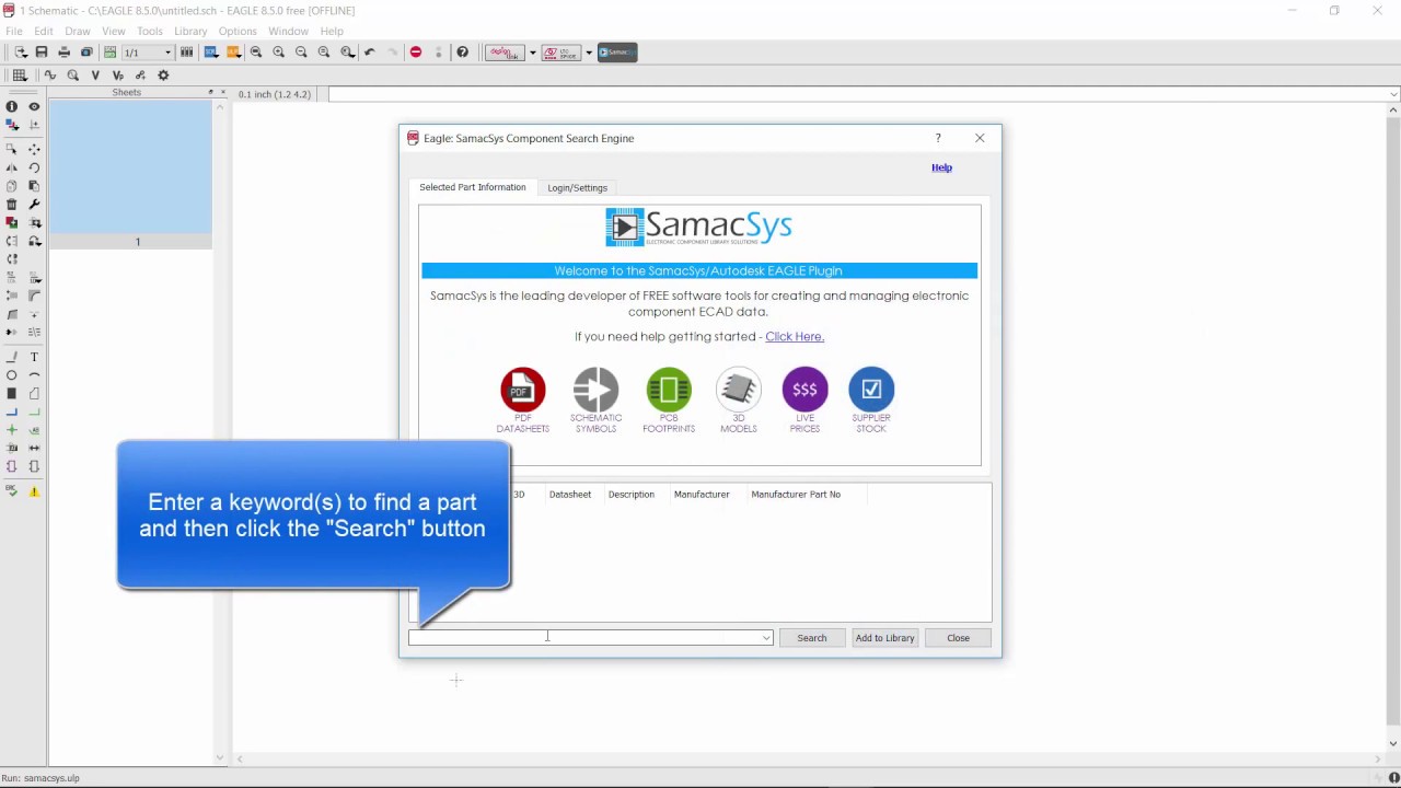 Autodesk EAGLE PCB Libraries Plugin