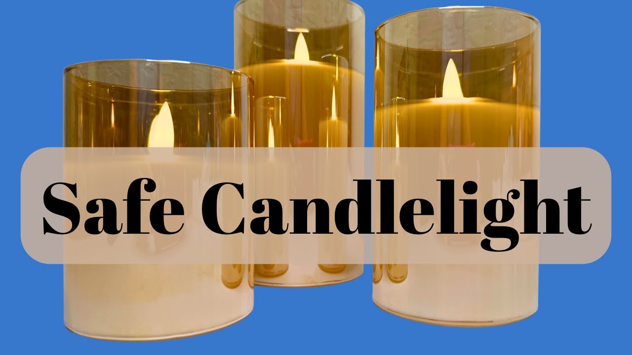 TJOY Cozy LED Candles with Remote and Timer