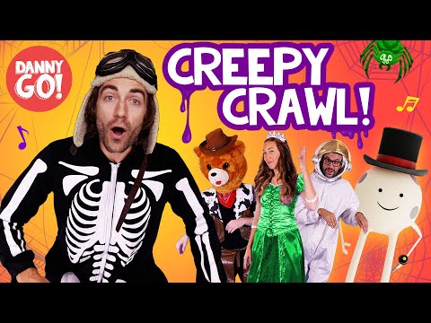 "The Creepy Crawl!" Dance Song π·π /// Danny Go! Kids Halloween Trick or Treat Music