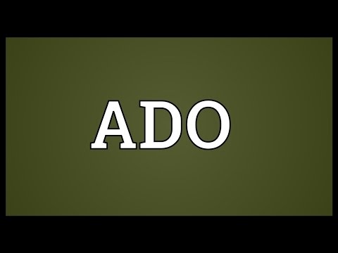 ADO Meaning