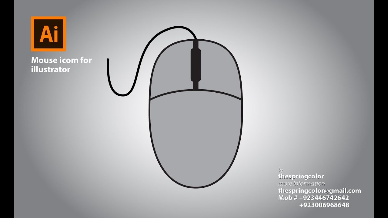 how to make mouse icon for illustrator