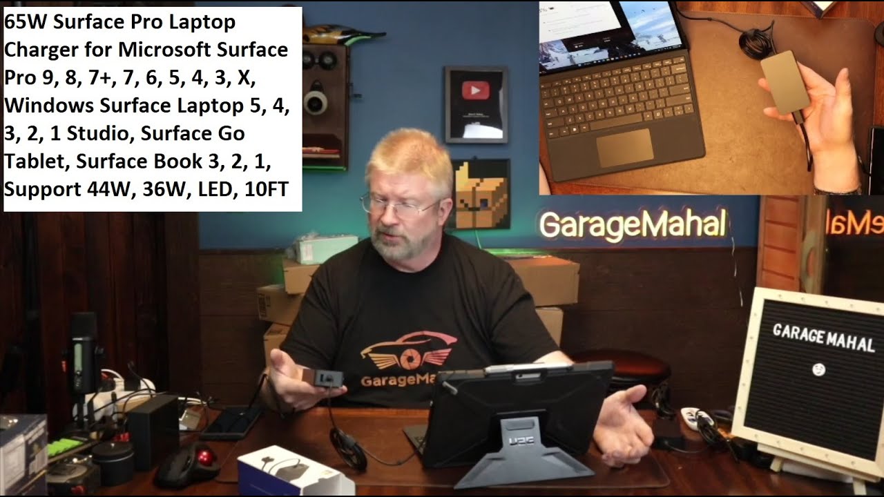 65W Surface Pro Laptop Charger for Microsoft Surface Series
