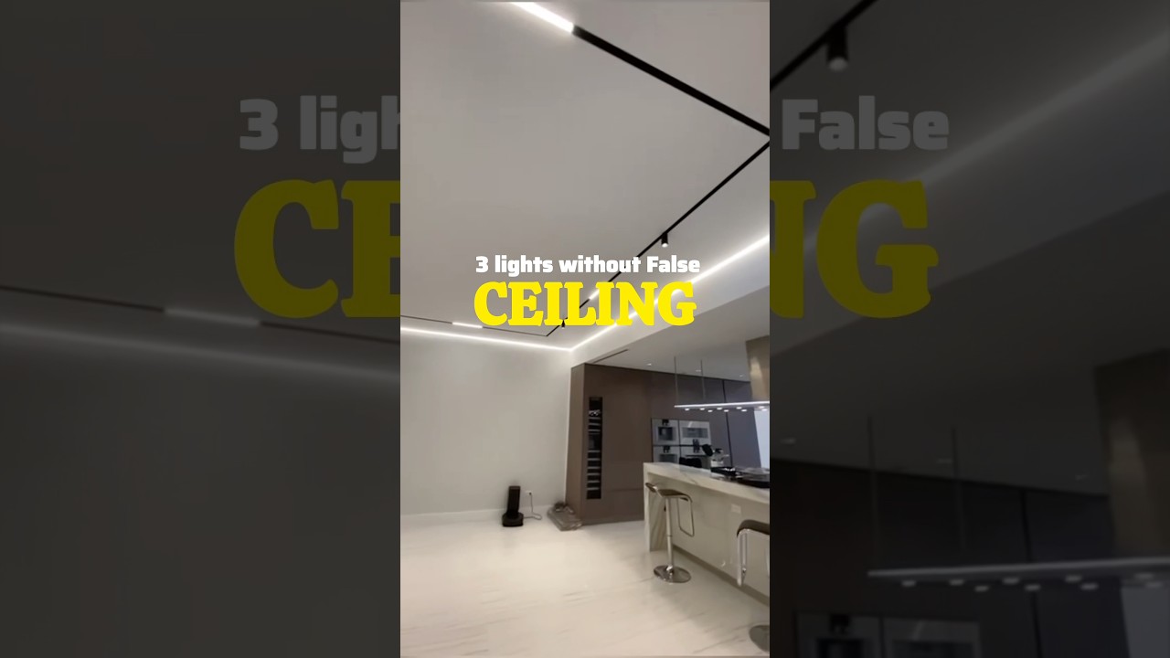 Lights Without False Ceiling – Must See!
