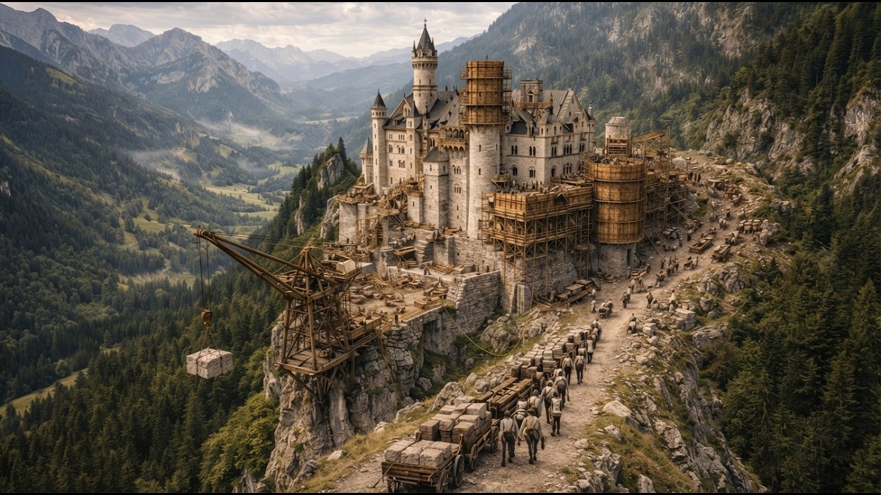 Inside Neuschwanstein Castle — How Engineers Built a Fairytale Fortress on a Cliff