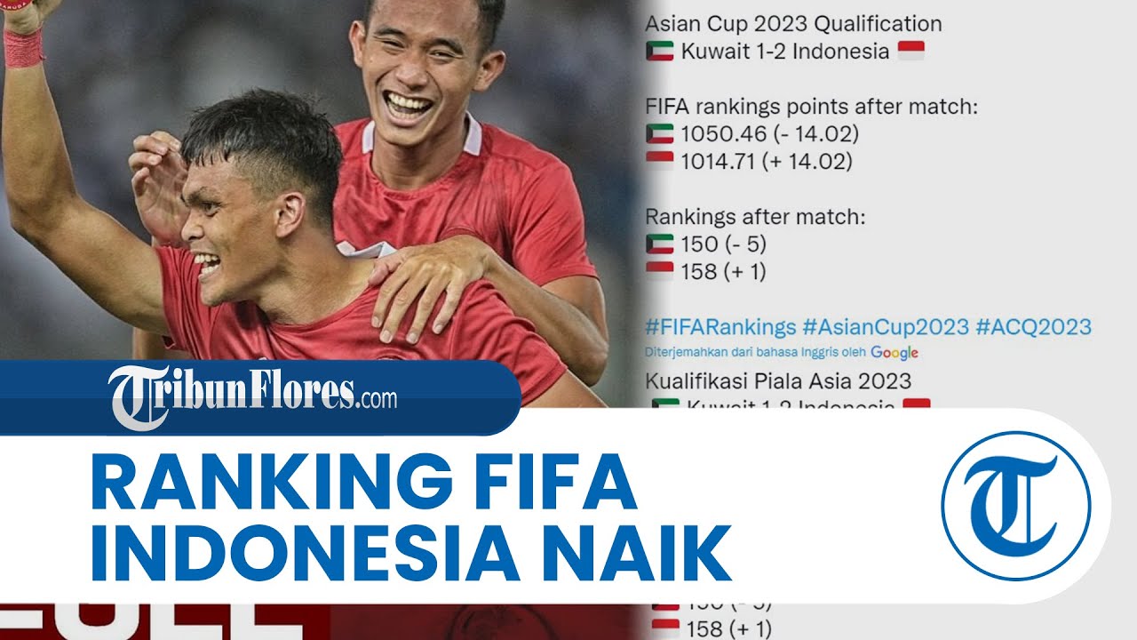 Sukses Kalahkan Kuwait, Ranking FIFA Timnas Indonesia Perlahan ...