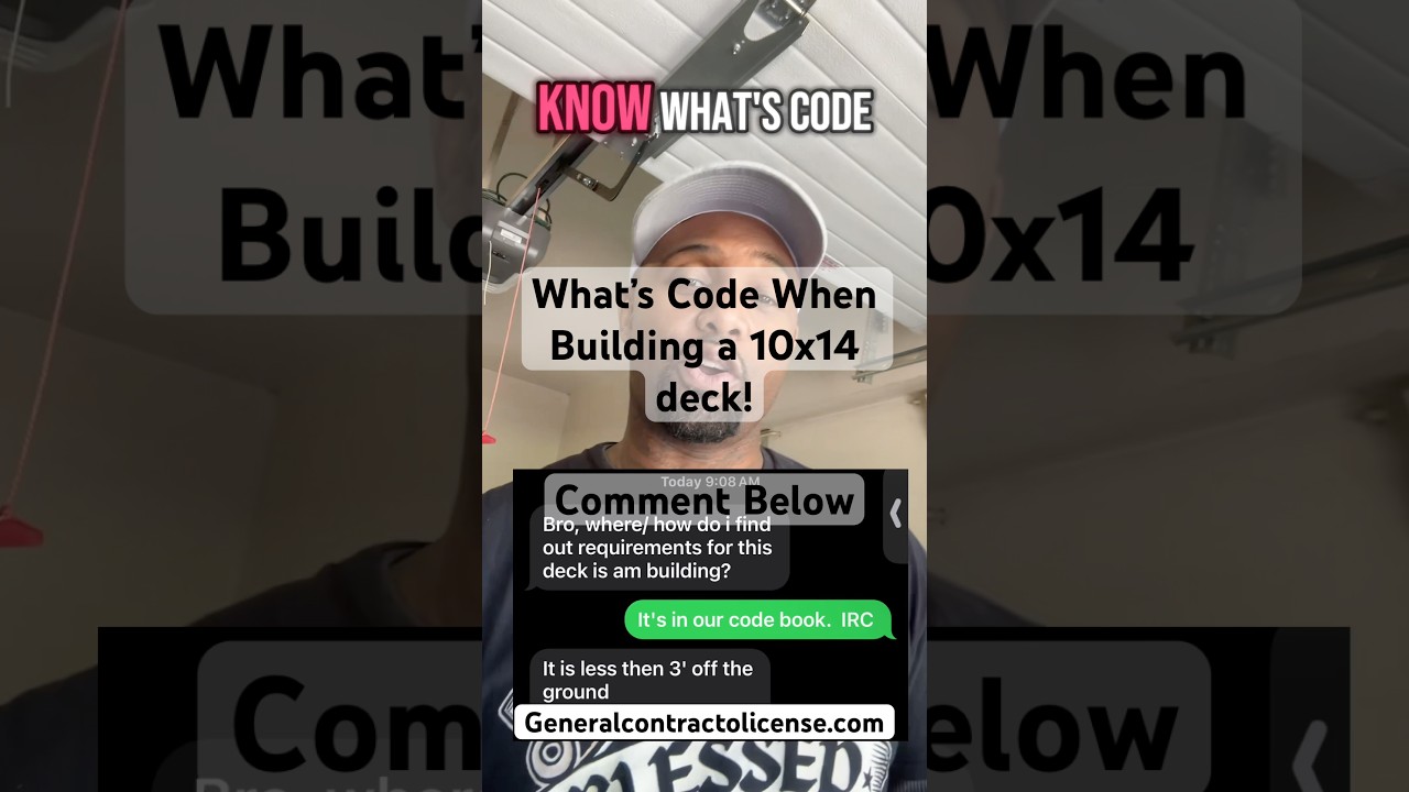 How to Build a Code-Compliant Deck | GC Lesson on IRC Deck Construction