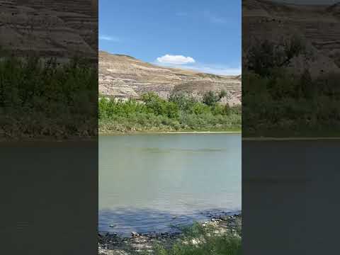 Riverside drumheller Red deer river #drumheller