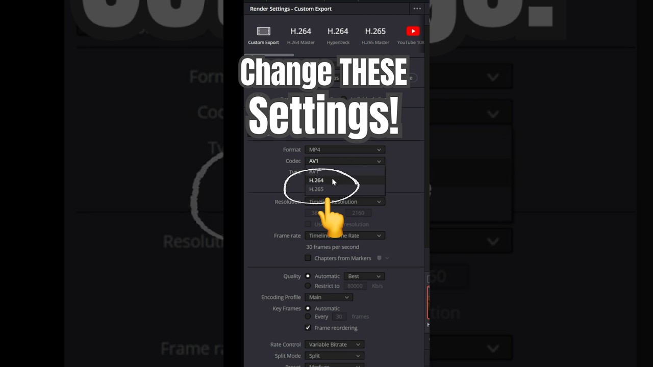 Get Your Export To Look GREAT on YouTube - DaVinci Resolve