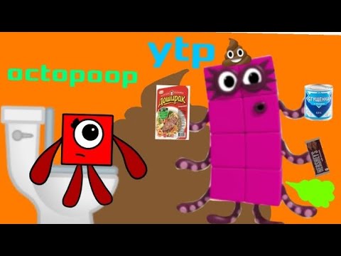 Numberblocks Girls Pooping in the Toilet | Видео