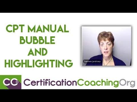 CPT Manual Bubble and Highlighting™ Technique Explained