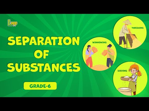 Separation for substances - handpicking, threshing |#sciencelearning #separationofsubstances