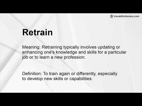 Retrain Meaning
