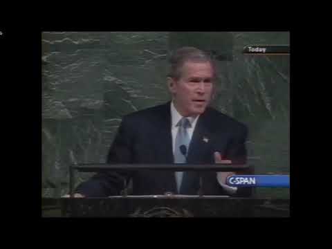 Bush UN Speech IN FULL Post 9/11 (911)