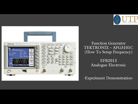 Function Generator - How To Setup Frequency