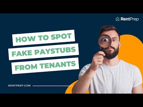How To Spot Fake Pay Stubs