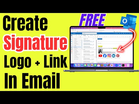 How to Create a Outlook Signature with Clickable Logo, Image & Links in 2025