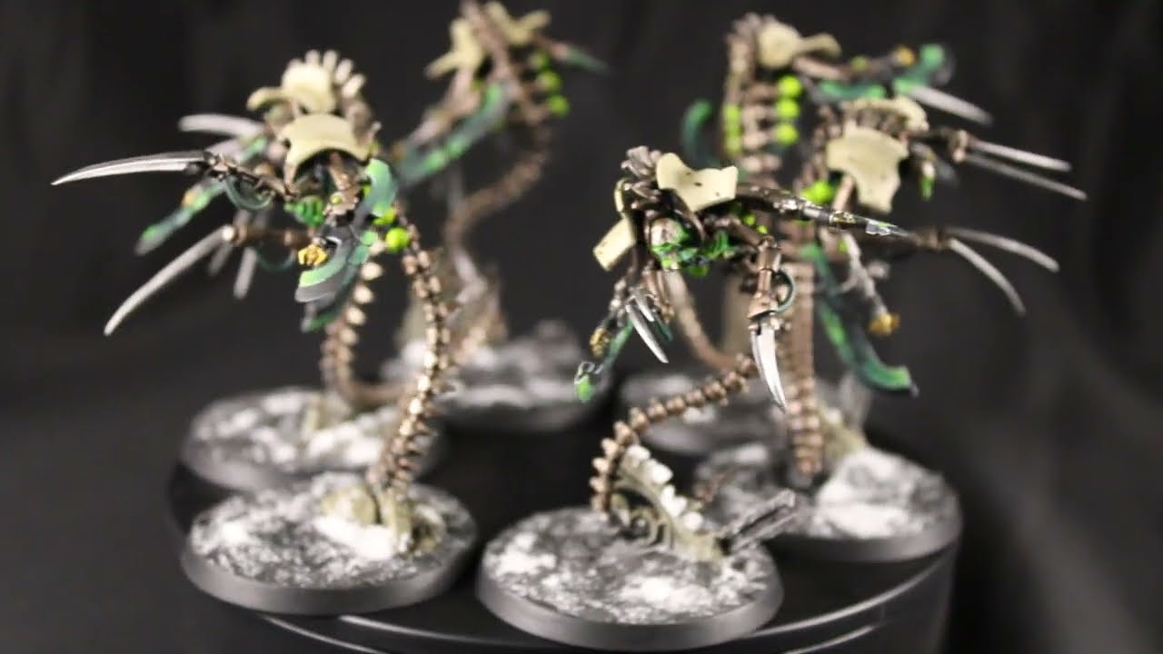 Ophidian Destroyers in the colours of the Annunartekh Dynasty