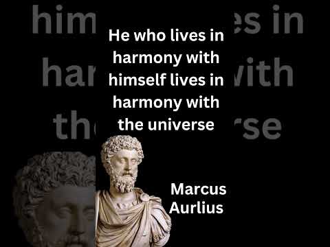 HE who lives with harmony by Marcus Aurelius.#marcusaurelius #quotes #motivation