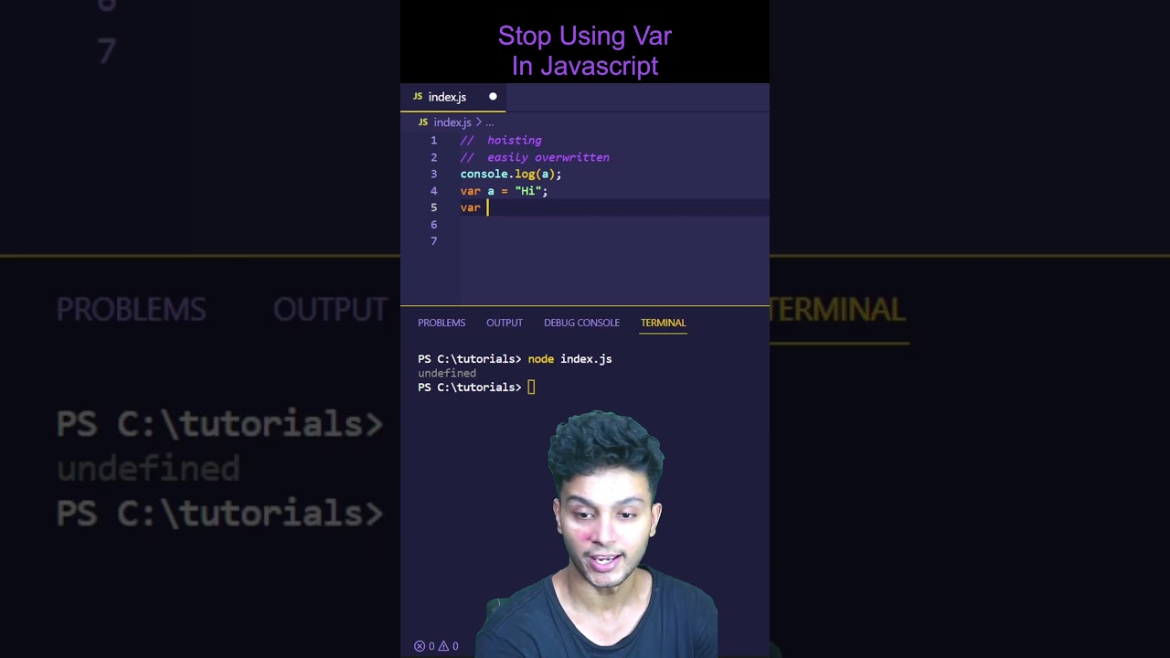 Stop using var in JavaScript 🔥 Why you should stop using var in JavaScript? | JavaScript simplified