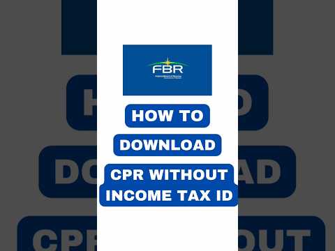 Computerized Payment Receipt(CPR) | FBR CPR Verification #shorts #ytshorts #fbrcpr #incometaxreturn