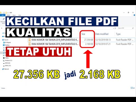 Cara Cepat Mengecilkan Ukuran file PDF Tanpa Mengurangi Kualitasnya