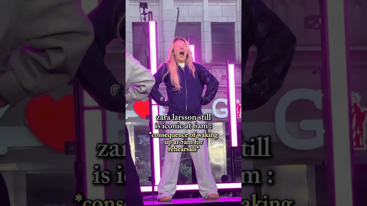 zara larsson vs 6am soundcheck 😭 #zaralarsson