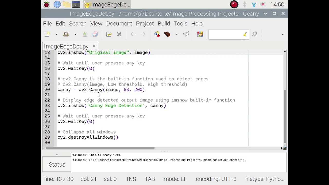 Image processing Using Python 4 Image Edge Detection
