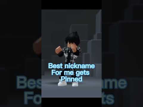 Comment your best nickname for me ๐ #shorts #roblox #nicknames