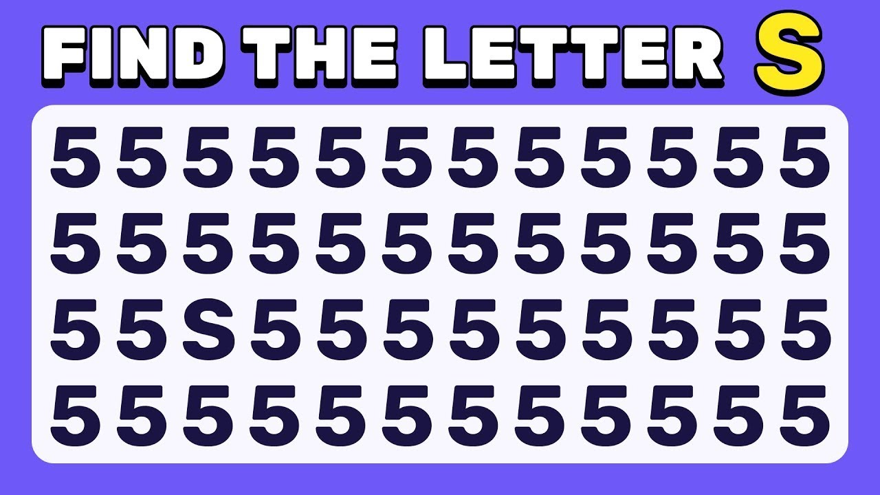Find the ODD One Out - Numbers and Letters Edition ✅ Easy, Medium, Hard - 25 levels