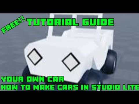 How To Make Your Own Custom Car In Studio Lite - Tutorial Guide