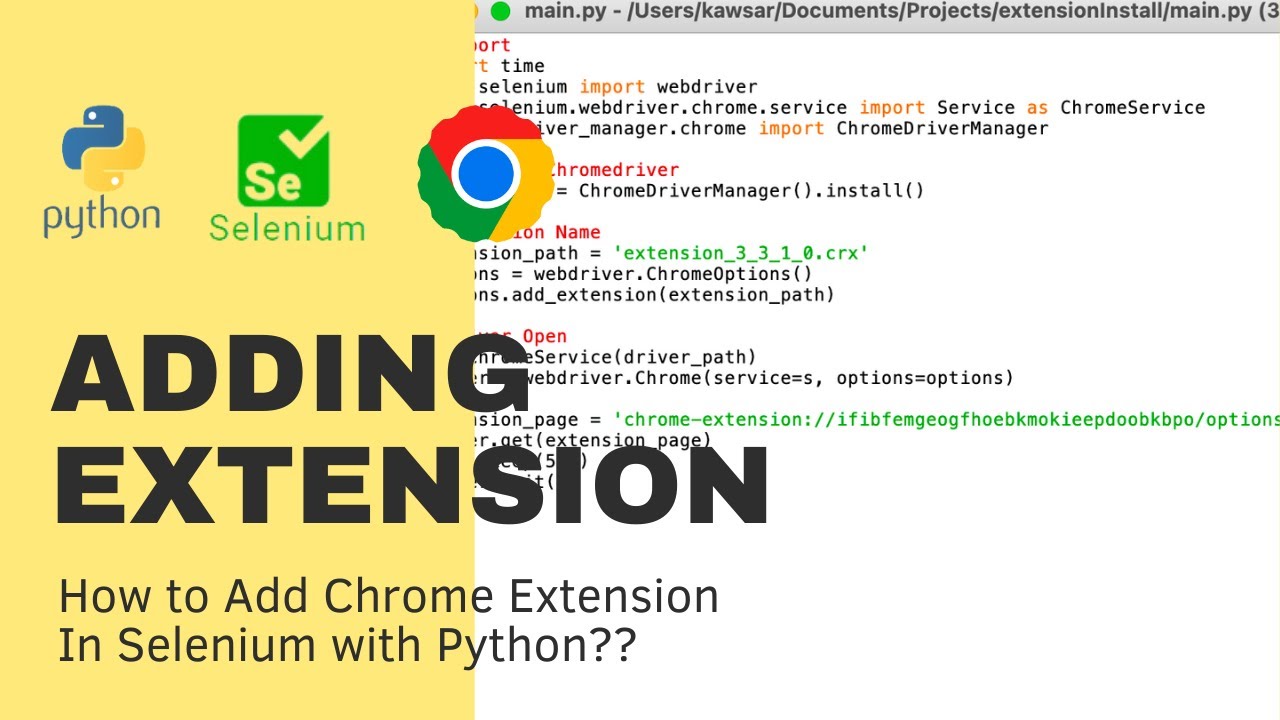 Web Scraping with Python Selenium: Enhancing Your Automation with Extensions