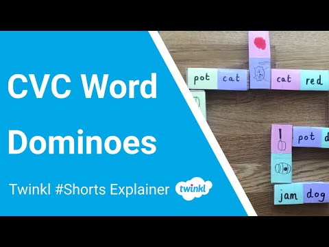 EYFS Literacy #Shorts: CVC Word Dominoes