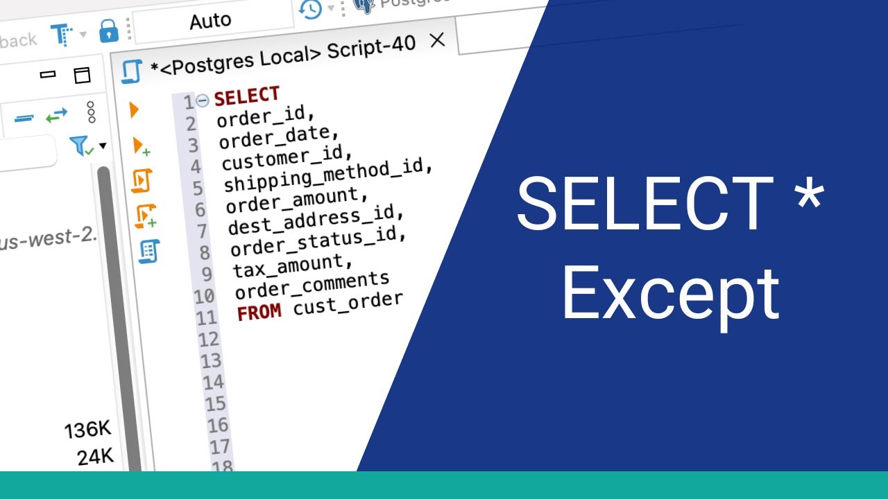 SELECT * Except One Column in SQL: How To