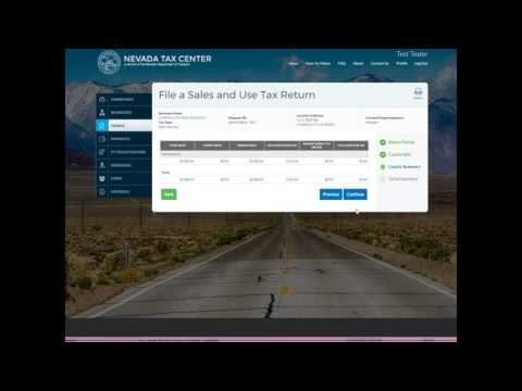 File Sales and Use Tax return Online - Nevada Tax