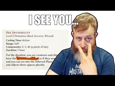Hiding and See Invisibility (D&D 5e 2024 Update) | Nerd Immersion
