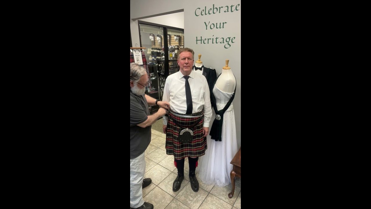How to measure for a kilt outfit from Atlanta Kilts.