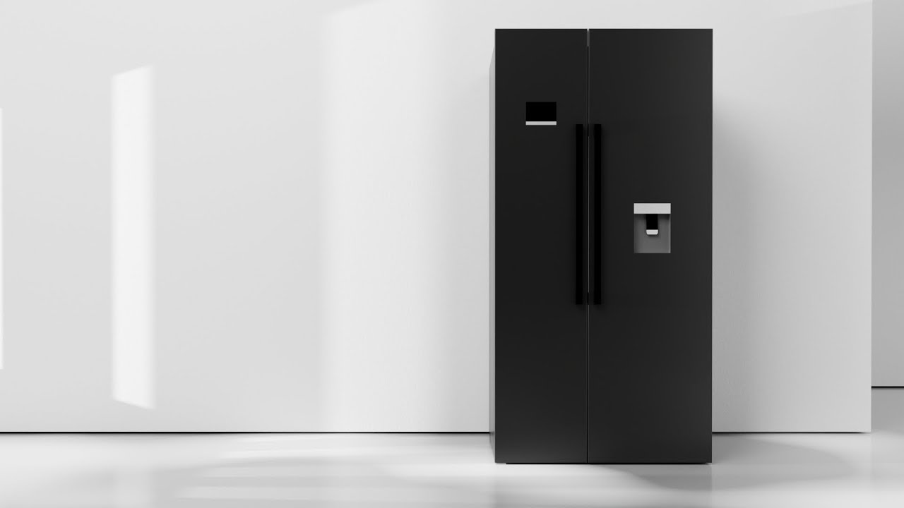 Beko (A 3D model of American Style Fridge)