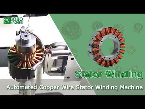Automated High speed Generator Copper Wire Stator Winding Machine