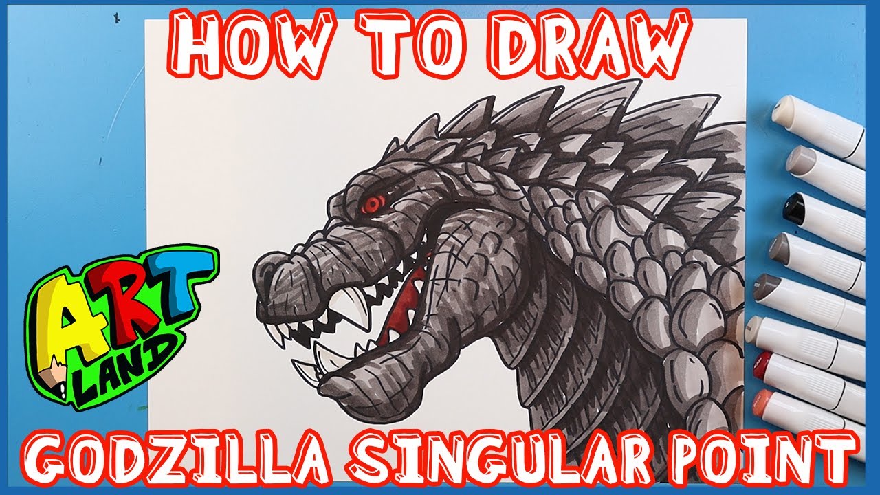 How to Draw GODZILLA SINGULAR POINT!!!