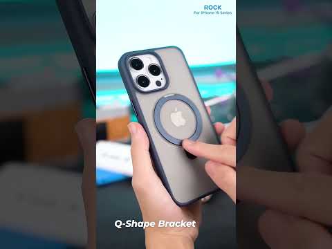 Rock Guard Magnetic Foldable Ring Case for iPhone 15 Pro | 15 Pro Max #iphone15promax